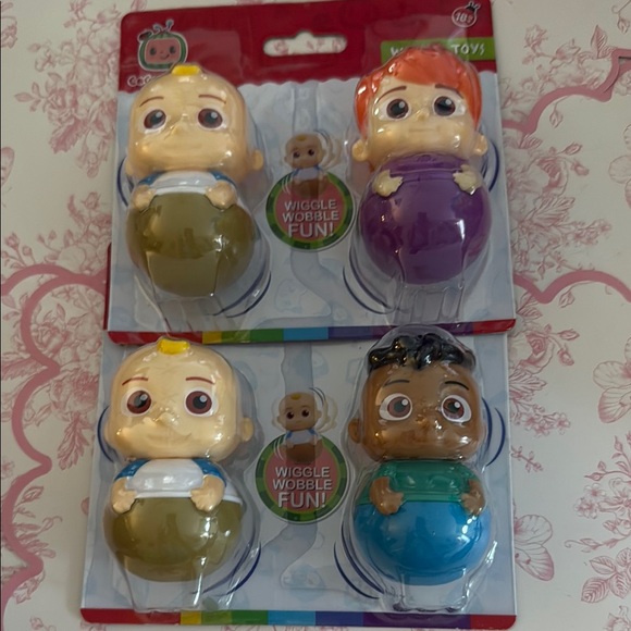 Just Play Products | Toys | Cocomelon Wobble Toys Both Sets Included ...